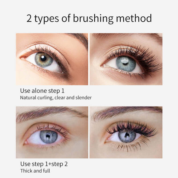 Vibely Cosmetics | Premium 2 In 1 Waterproof Natural Mascara.